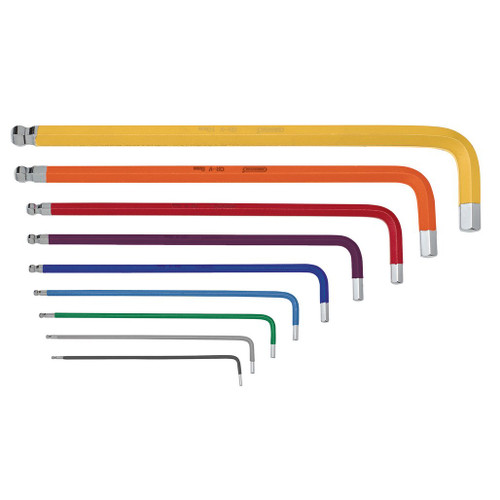 Draper TX-STAR® Security & Hex Metric Long Arm Key Set, Colour Coded (18 Piece) (04776) | Draper ...