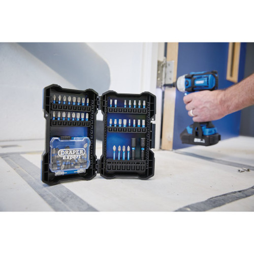 Draper Expert Impact Screwdriver Bit Set, 1/4" Hex (65 Piece) (04932 ...