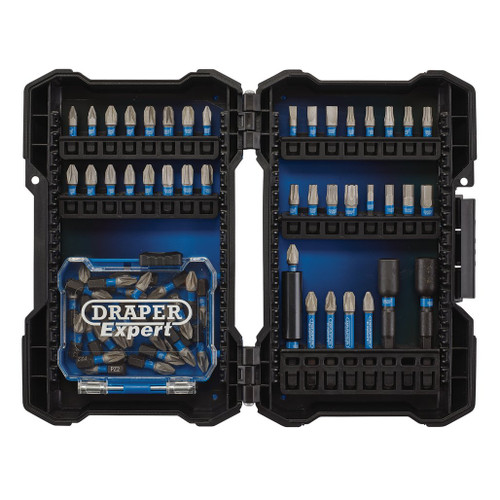 Draper Expert Impact Screwdriver Bit Set, 1/4" Hex (65 Piece) (04932 ...