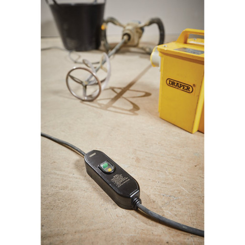 230V In-line RCD Adaptor, 16A (98440) | Draper Tools