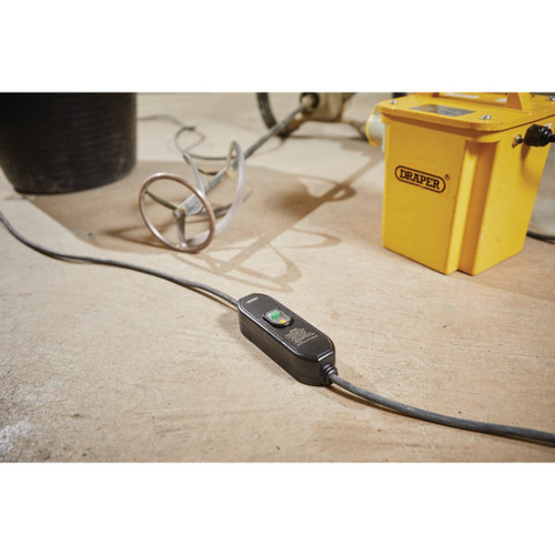 230V In-line RCD Adaptor, 16A (98440) | Draper Tools