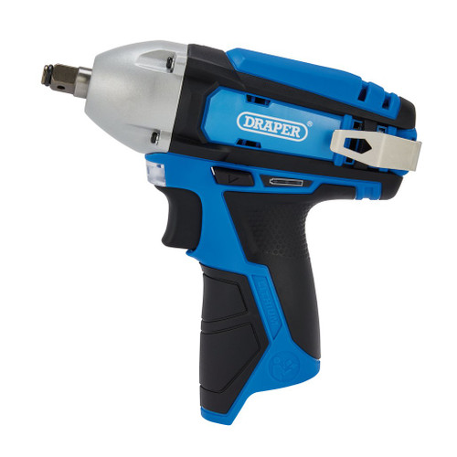 12V Impact Wrench, 3/8" Sq. Dr., 80Nm (Sold Bare) (70276) | Draper Tools