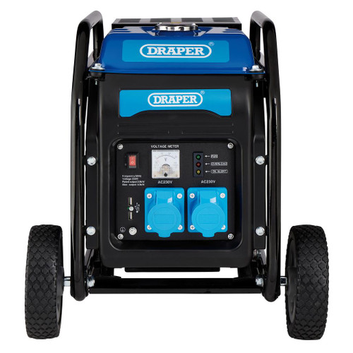 Petrol Open Frame Inverter Generator with Wheels, 3800W (98683 ...