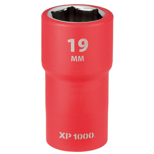 XP1000® VDE Socket, 1/2" Sq. Dr., 19mm (17982) | Draper Tools