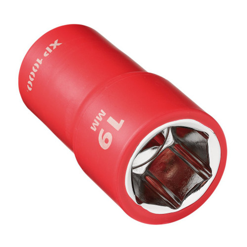 XP1000® VDE Socket, 1/2" Sq. Dr., 19mm (17982) | Draper Tools