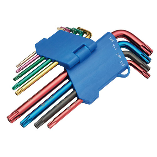 Draper TX-STAR® Security Coloured Hex. Key Set (9 Piece) (24122 ...