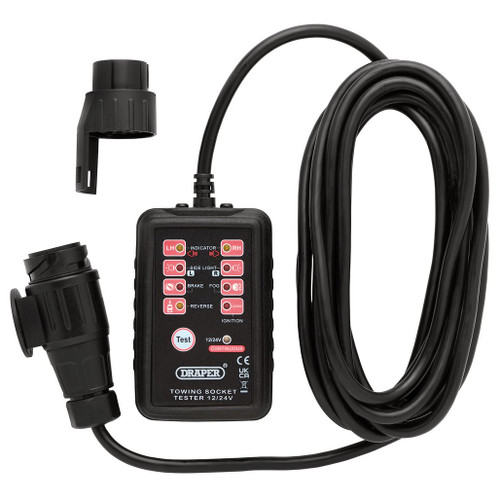 13 and 7-Pin Towbar Socket Tester (27197) | Draper Tools