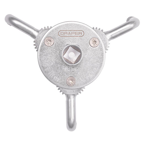 3-Leg Oil Filter Wrench, 69-136mm (02749) | Draper Tools