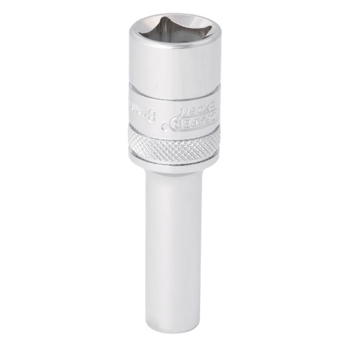 Draper Expert Metric Deep Socket, 1/2" Sq. Dr.,Polished Chrome, 8mm ...