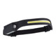 COB LED Rechargeable 2-in-1 Head Torch with Wave Sensor, 3W, USB-C ...