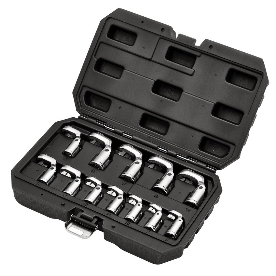 Flexible Crowfoot Socket Wrench Set, 3/8" Sq. Dr. (12 Piece) (12403 ...