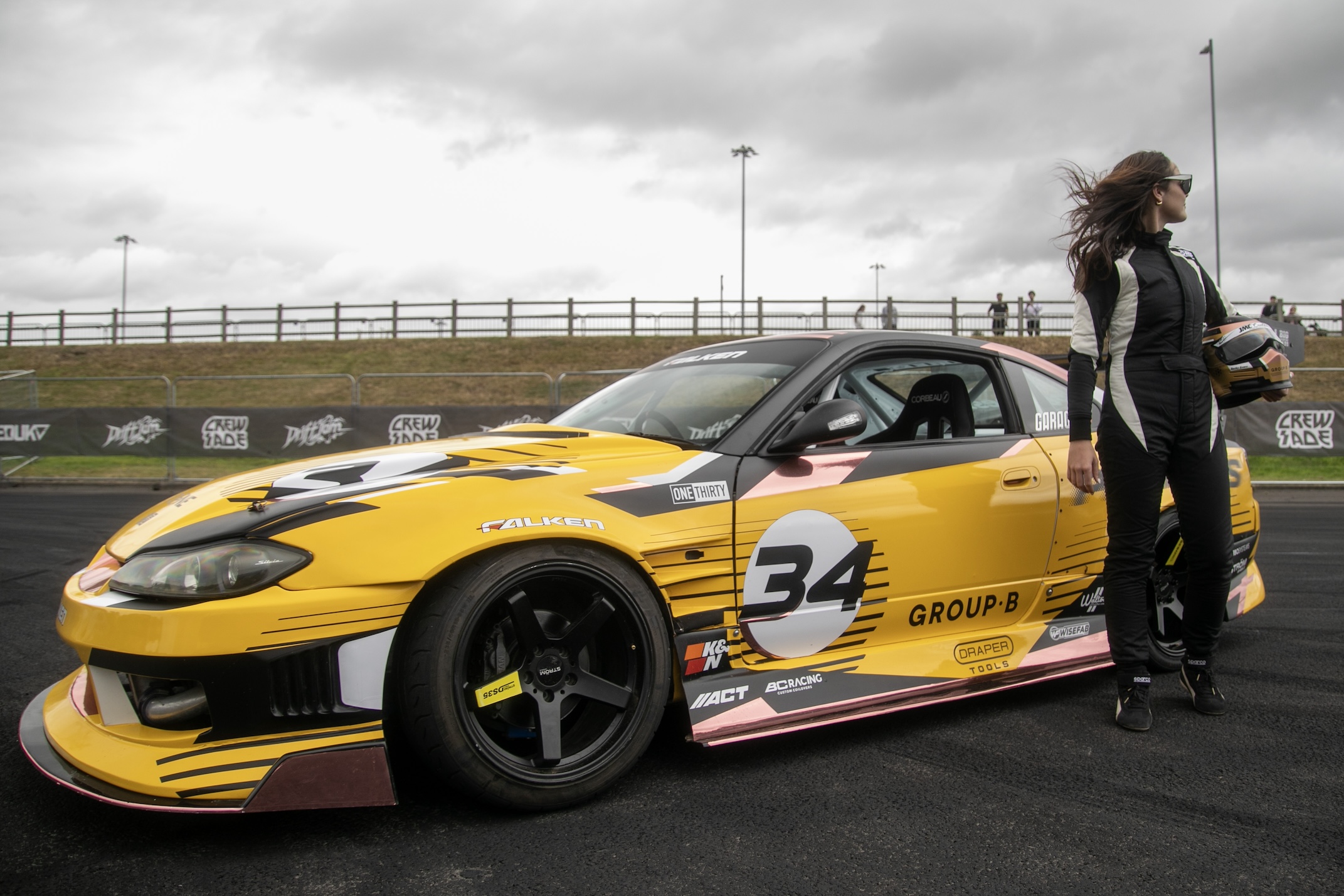 Draper Tools partners with Drift Queen Becky Evans - Draper Tools Ltd