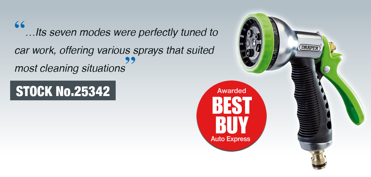 Auto Express Magazine Best Buy - Draper 7 Pattern Spray Gun, Stock No ...