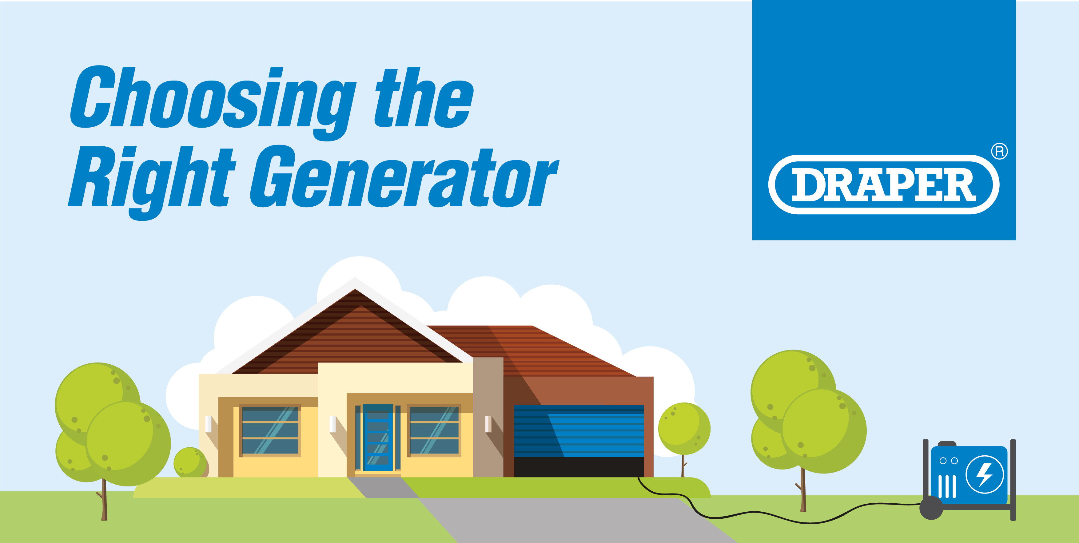 Choosing the right generator for you - Draper Tools Ltd