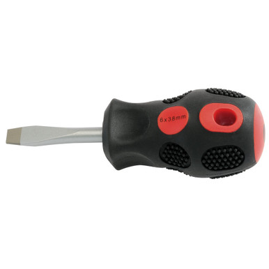 Draper Expert Plain Slot Flared Tip Screwdriver, 6 x 38mm (Sold Loose ...