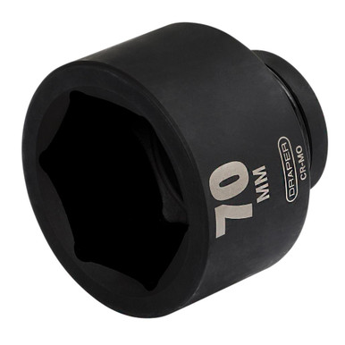 Draper HI-TORQ® 6 Point Deep Impact Socket, 1" Sq. Dr., 70mm (05159 ...