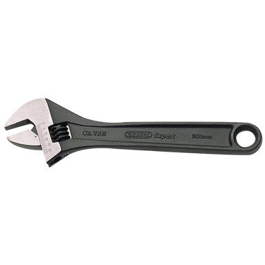 Draper Expert Crescent-Type Adjustable Wrench with Phosphate Finish ...