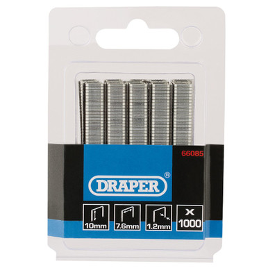 Staples, 10mm (Pack of 1000) (66085) | Draper Tools