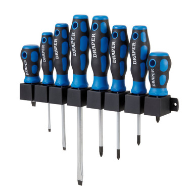 Soft Grip Screwdriver Set (8 Piece) (48933) | Draper Tools