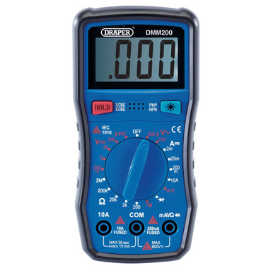 Manual Ranging Digital Multimeter (41817) | Draper Tools