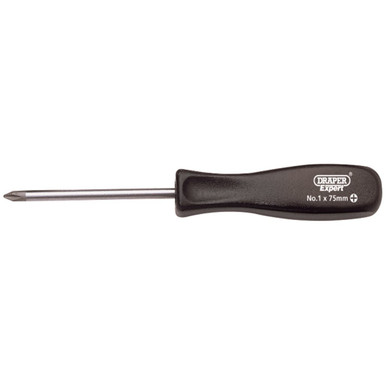Draper Expert Cross Slot Mechanics Screwdriver, No.1 x 75mm (19532 ...