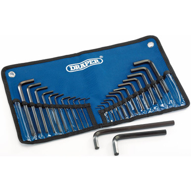 Metric/Imperial Combined Hex. Key Set (25 Piece) (33892) | Draper Tools