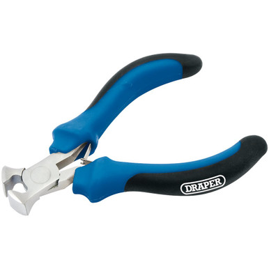 Soft Grip End Cutting Mini Pliers, 100mm (12535) | Draper Tools