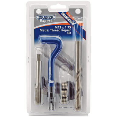 Metric Thread Repair Kit, M12 x 1.75 (21744) | Draper Tools