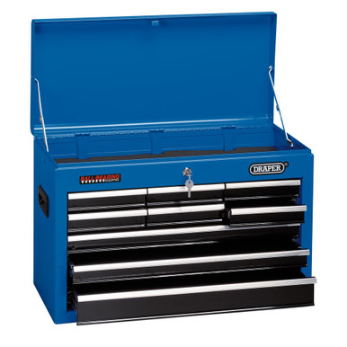 Tool Chest, 9 Drawer, 26", Blue (14910) | Draper Tools