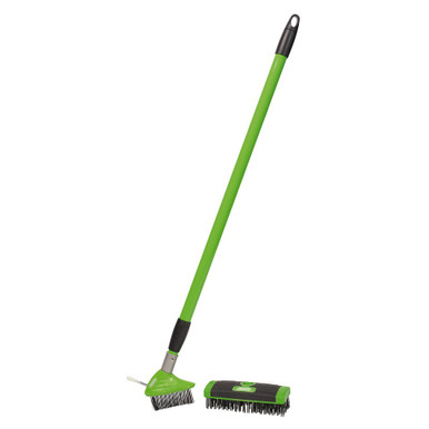 Paving Brush Set with Twin Heads and Telescopic Handle (58683) | Draper ...