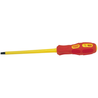 Draper Expert VDE Approved Fully Insulated Plain Slot Screwdriver, 6.5 ...