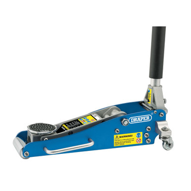Aluminium Low Profile Trolley Jack, 1.25 Tonne (31242) | Draper Tools