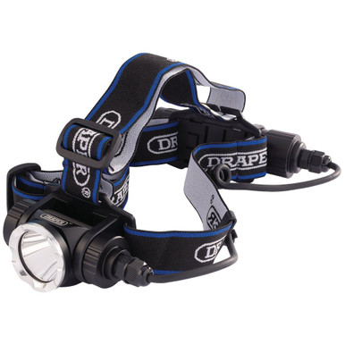 Rechargeable LED Head Torch, 10W (90064) | Draper Tools