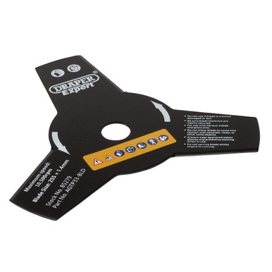 3-Tooth Brush Cutter Blade, 255mm (85279) | Draper Tools
