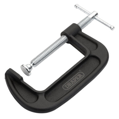 Heavy Duty G-Clamp, 100mm (18963) | Draper Tools