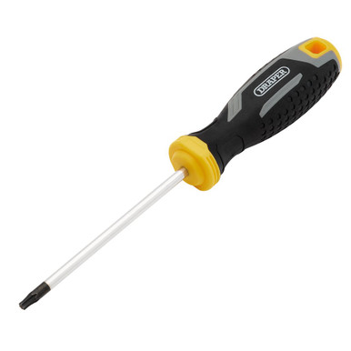 Draper TX-STAR® Tamperproof Soft Grip Screwdriver, T20H x 100mm (13410 ...