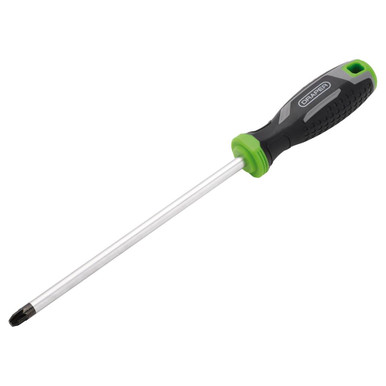Pozi Soft Grip Screwdriver, PZ4 x 200mm - Draper Tools Ltd