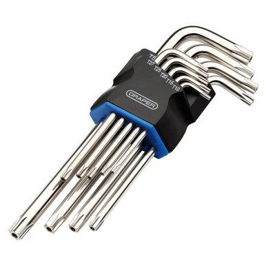 Draper TX-STAR® Long Arm Security Key Set (9 Piece) (12811) | Draper Tools