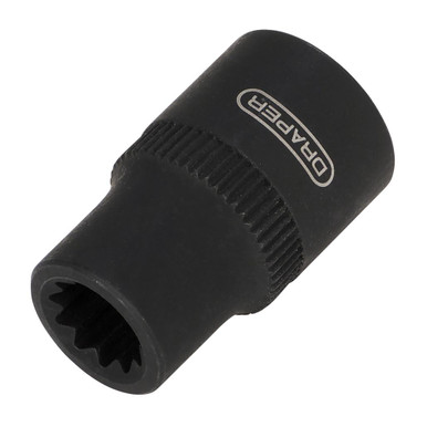 Brake Caliper Socket 3/8"Sq Drive, 8mm, 11-Point (28201) | Draper Tools