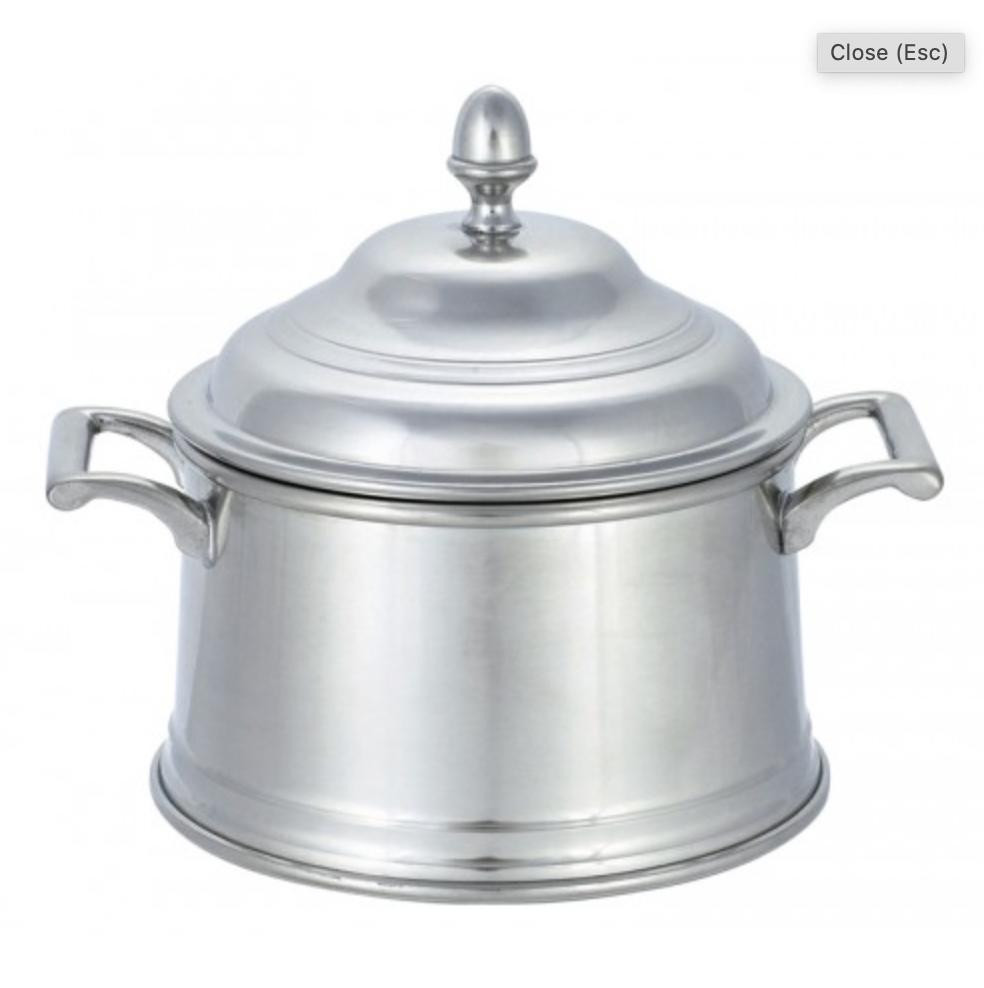 Pewter Colonial Sugar Bowl | Woodbury Pewter