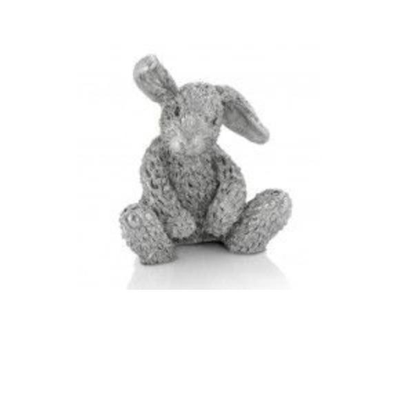 Hazel Rabbit Figurine | Silver and Pewter Gifts