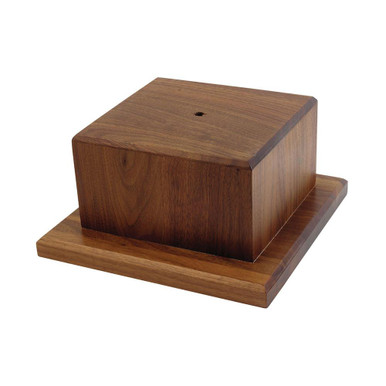 Mahogany Wooden Trophy Base Medium | Silver and Pewter Gifts