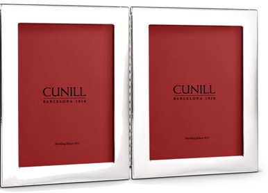 Sterling Tiffany Double 5x7 Frame | Silver and Pewter Gifts