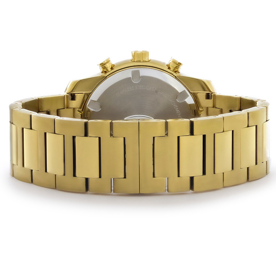 Movado Bold Verso Men's Gold Tone PVD Stainless Chronograph Quartz ...