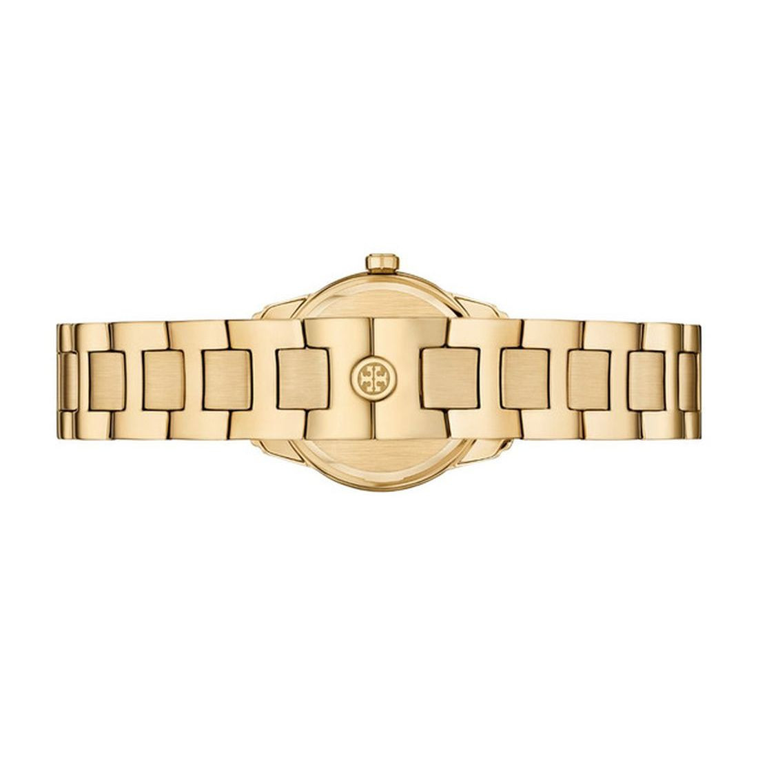 Tory Burch Miller Women's Off White Dial Gold-Tone Quartz Watch TBW9062 ...