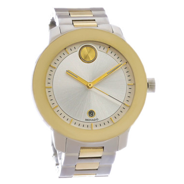 Movado Bold Verso Series Women's 2-Tone Stainless Steel Quartz Watch ...