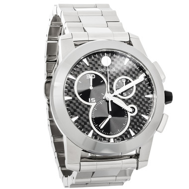Movado Vizio Men's Stainless Steel Swiss Quartz Chronograph Watch ...