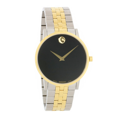 Movado Museum Classic Men's Two-Tone Stainless Steel Quartz Watch ...