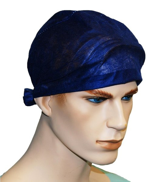 OWEAR® DARK BLUE TIE BACK THEATRE CAP (BOX OF 250) - mySupply Store