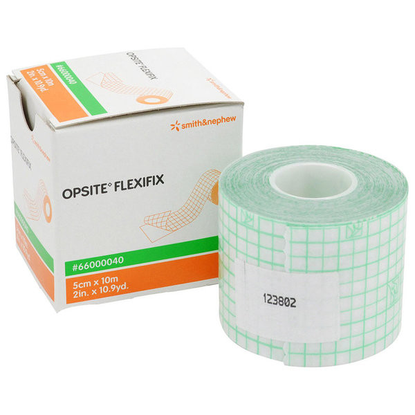 OPSITE FLEXIFIX ADHESIVE TRANSPARENT GENTLE DRESSING ROLL 5CM X 10M ...
